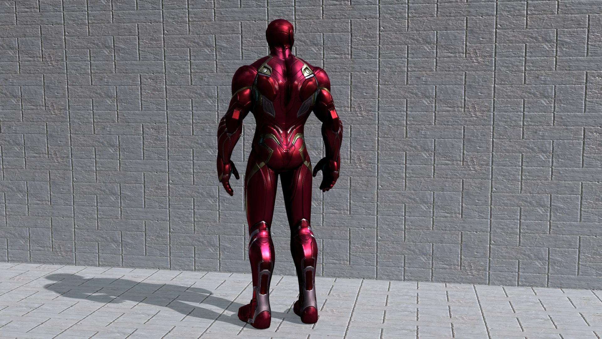 3D Futuristic Armored Hero 3D Model Advanced Sci Fi Power Suit For ...