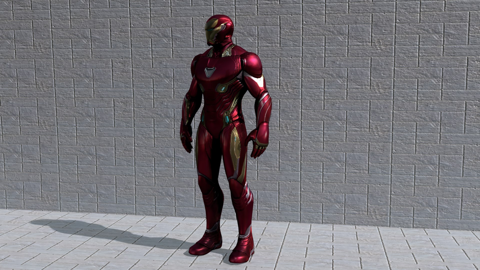 3D Futuristic Armored Hero 3D Model Advanced Sci Fi Power Suit For ...