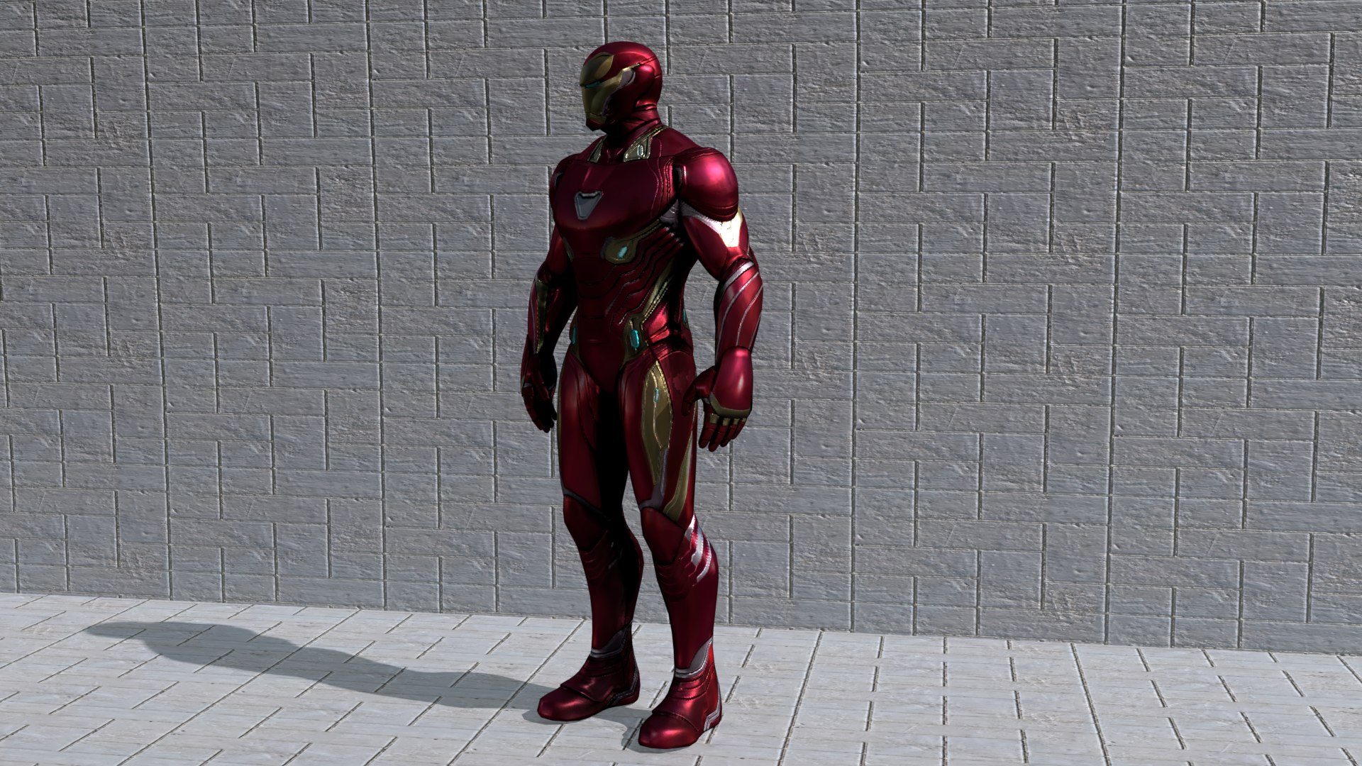 3D Futuristic Armored Hero 3D Model Advanced Sci Fi Power Suit For Animation And Game Design ...