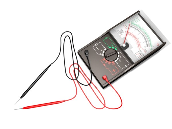 3d model multimeter meter