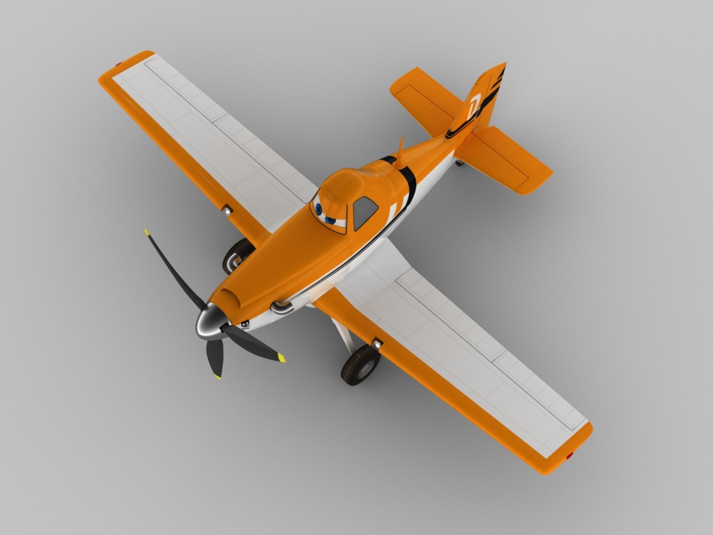 3d Dusty Crophopper Planes Model
