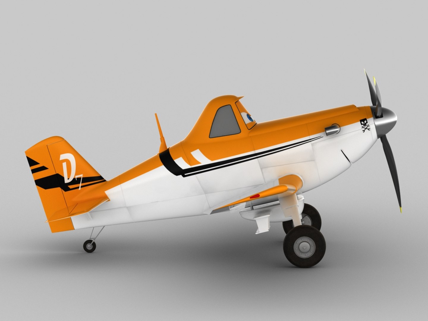 3d Dusty Crophopper Planes Model