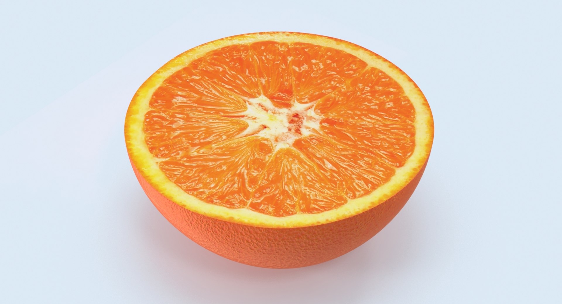 3d Model Tangerine Cross Section