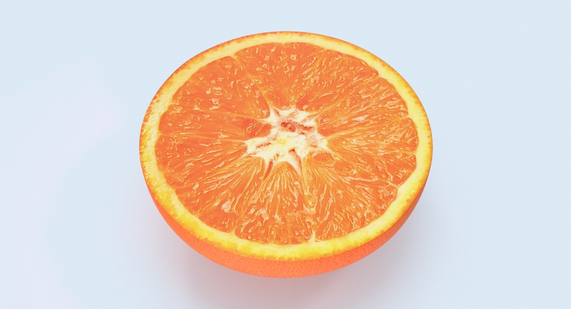 3d Model Tangerine Cross Section