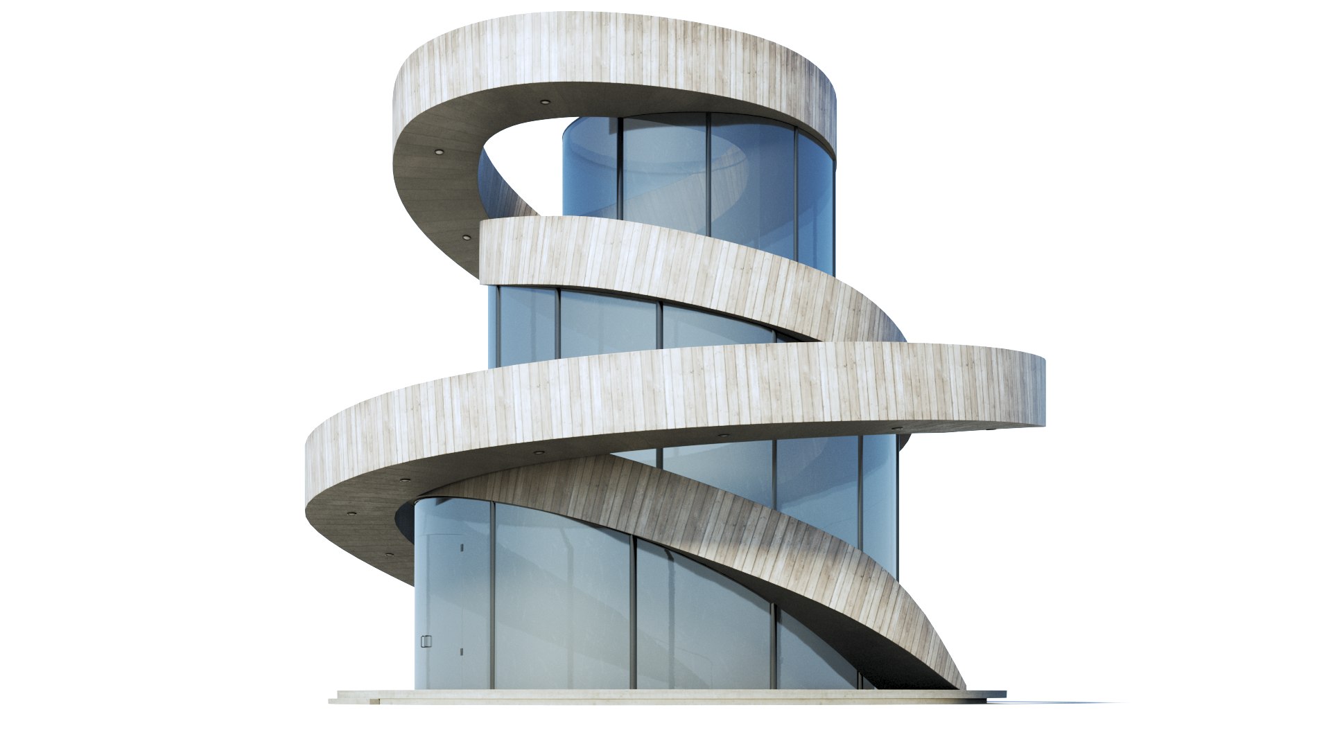 Ribbon Chappel 3D Model - TurboSquid 2170342