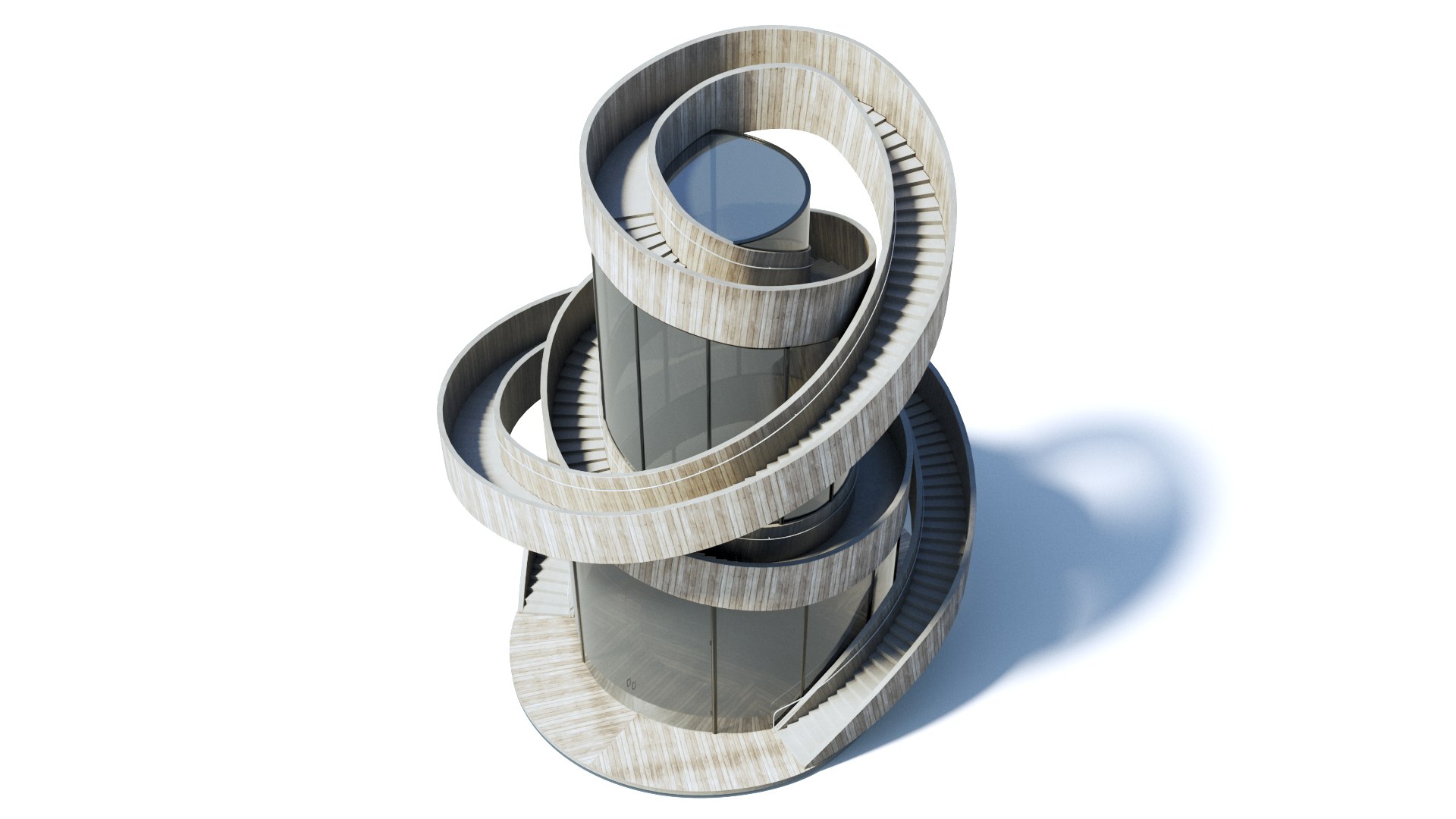 Ribbon Chappel 3D Model - TurboSquid 2170342