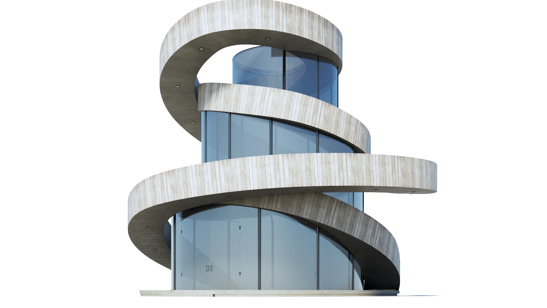 Ribbon Chappel 3D Model - TurboSquid 2170342