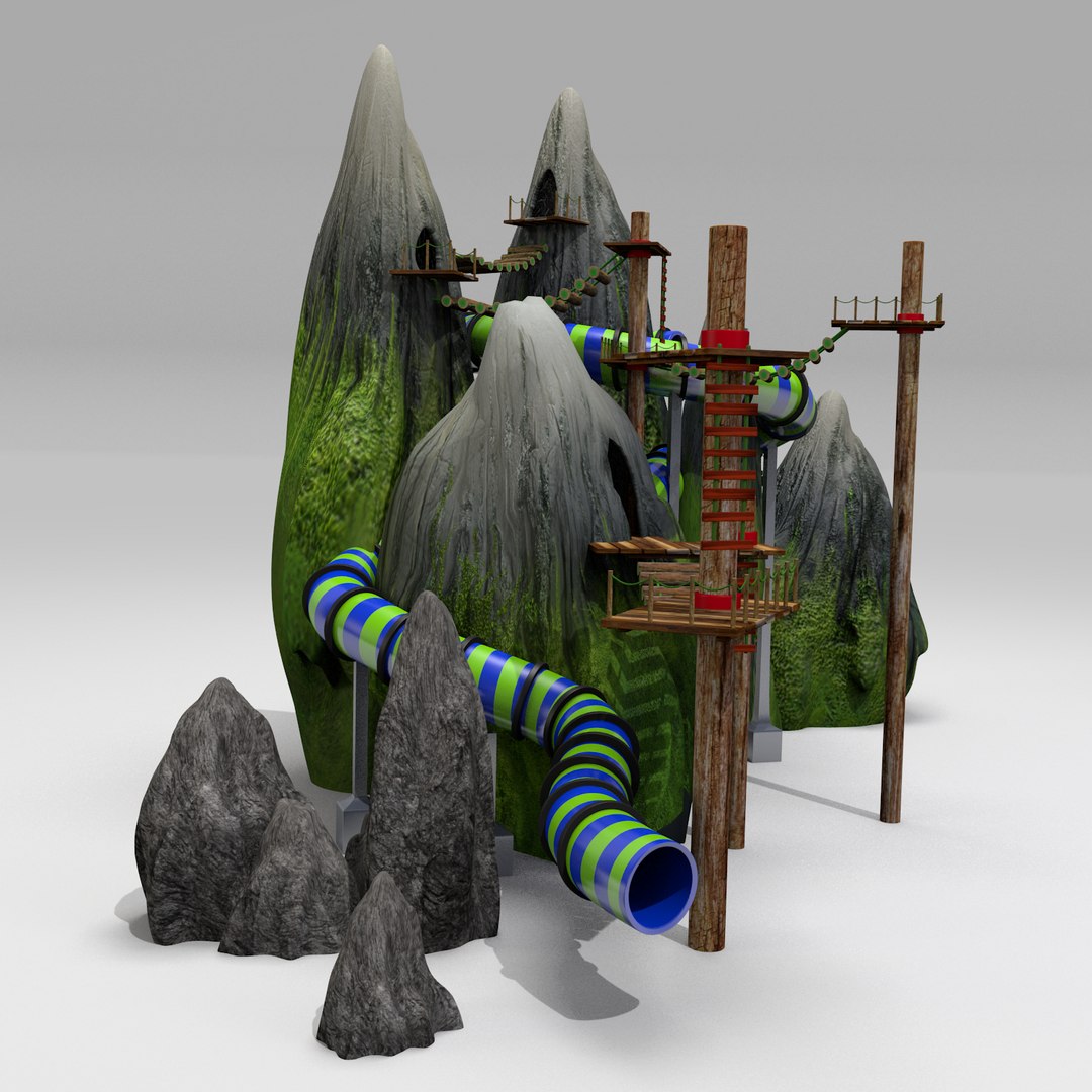 3d Rope Park Model