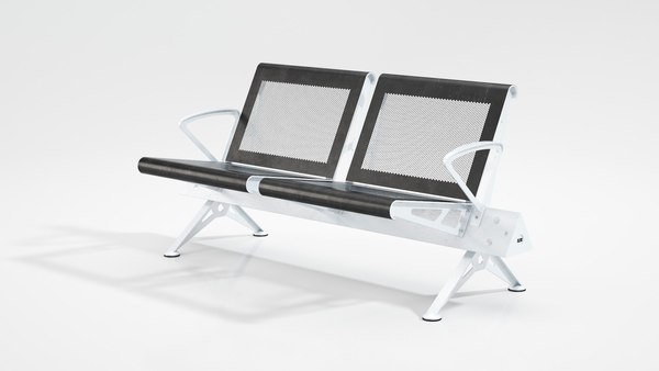 Train Station Bench 3D Models for Download | TurboSquid