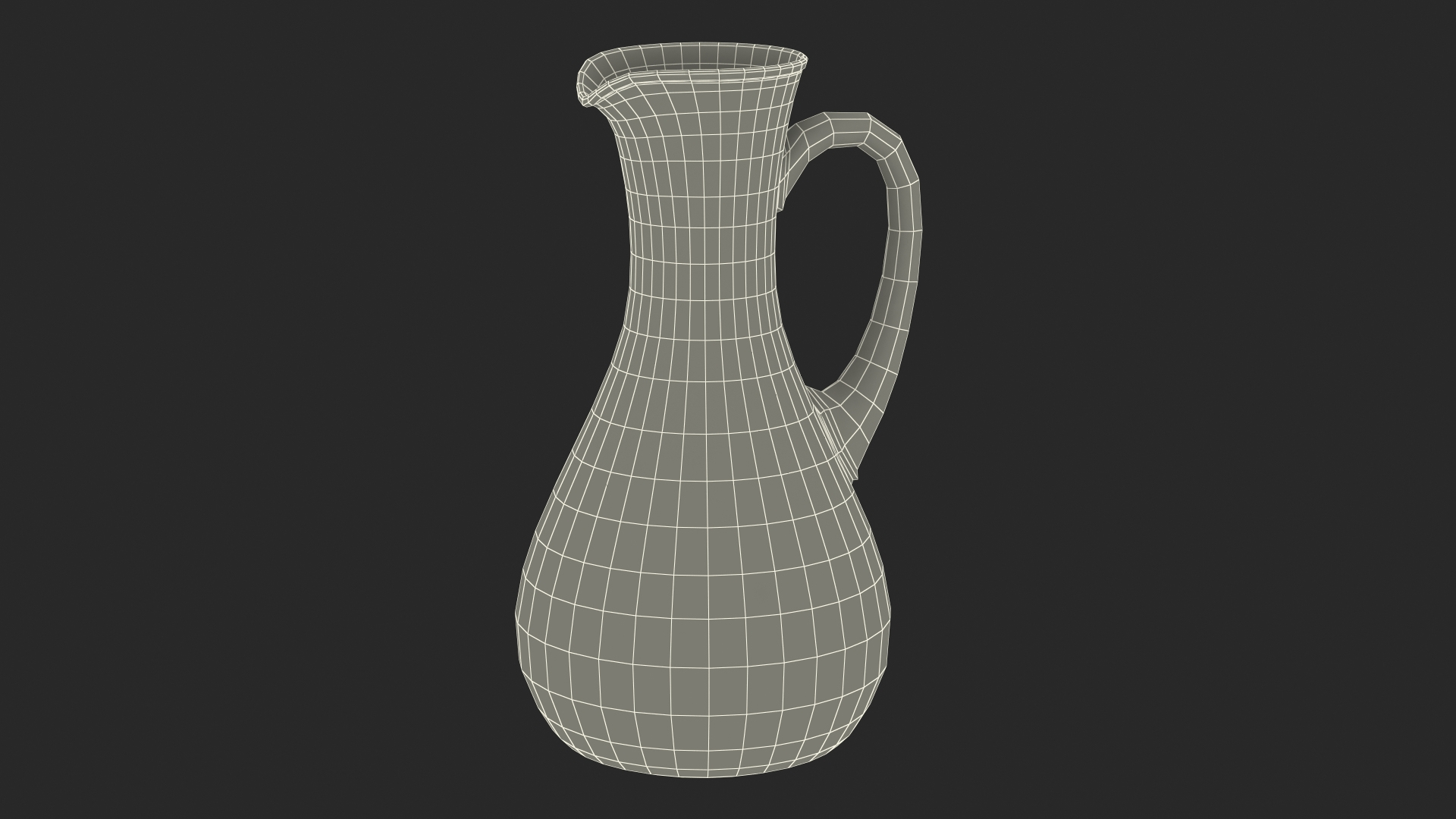 Glass Jug Narrow Neck With Water 3D Model - TurboSquid 1907004