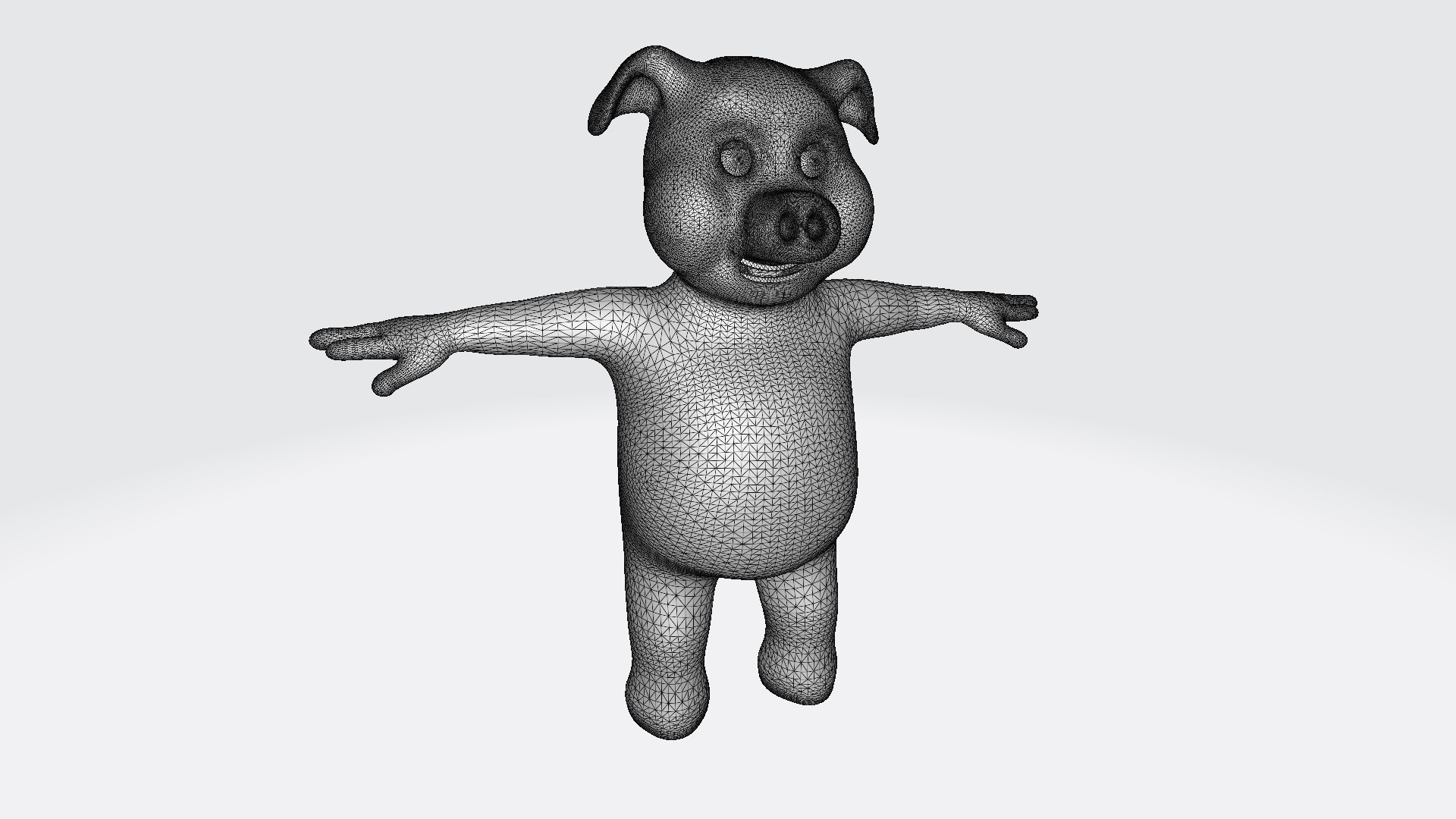 3D Pig Character Model - TurboSquid 1961185