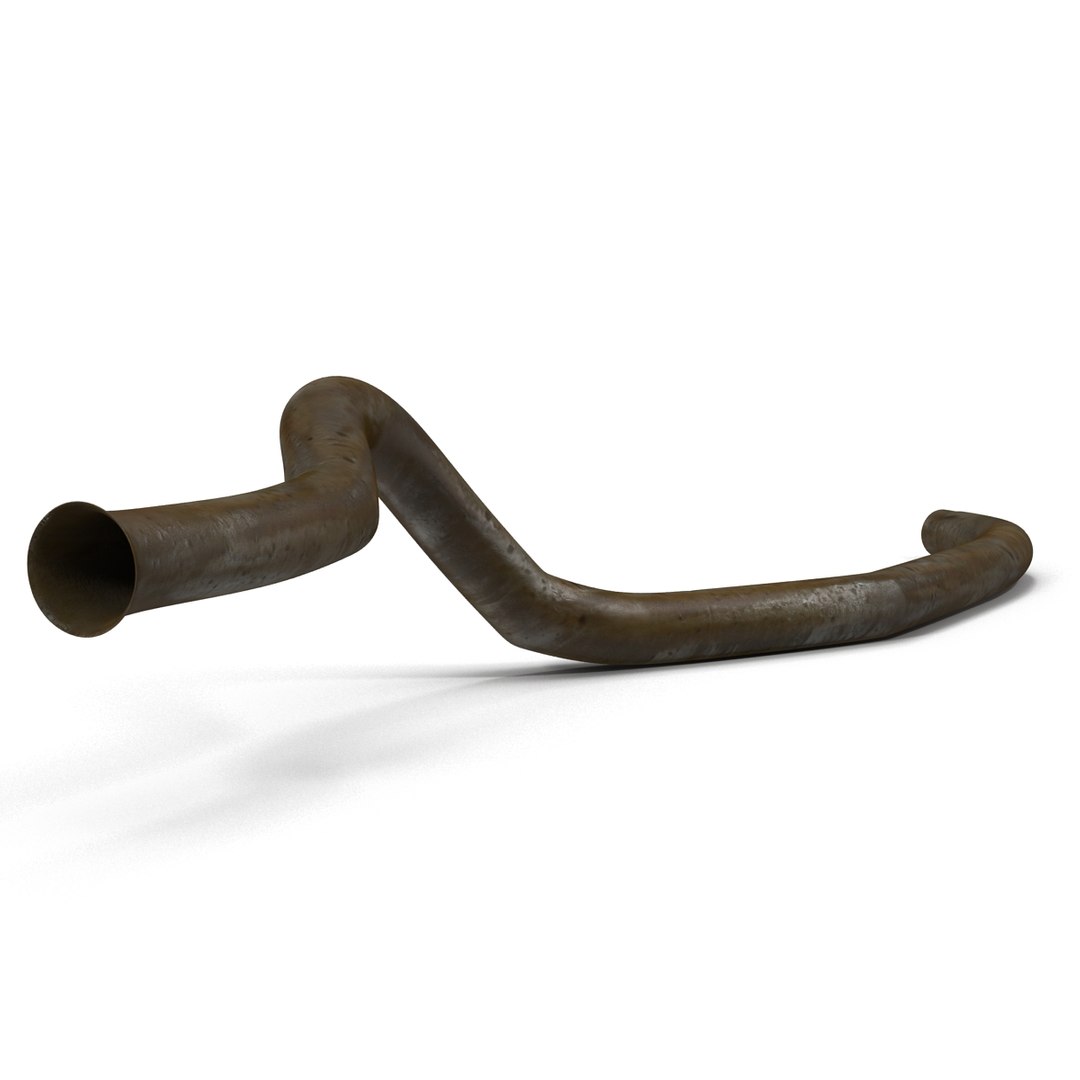 broken iron pipes set 3ds