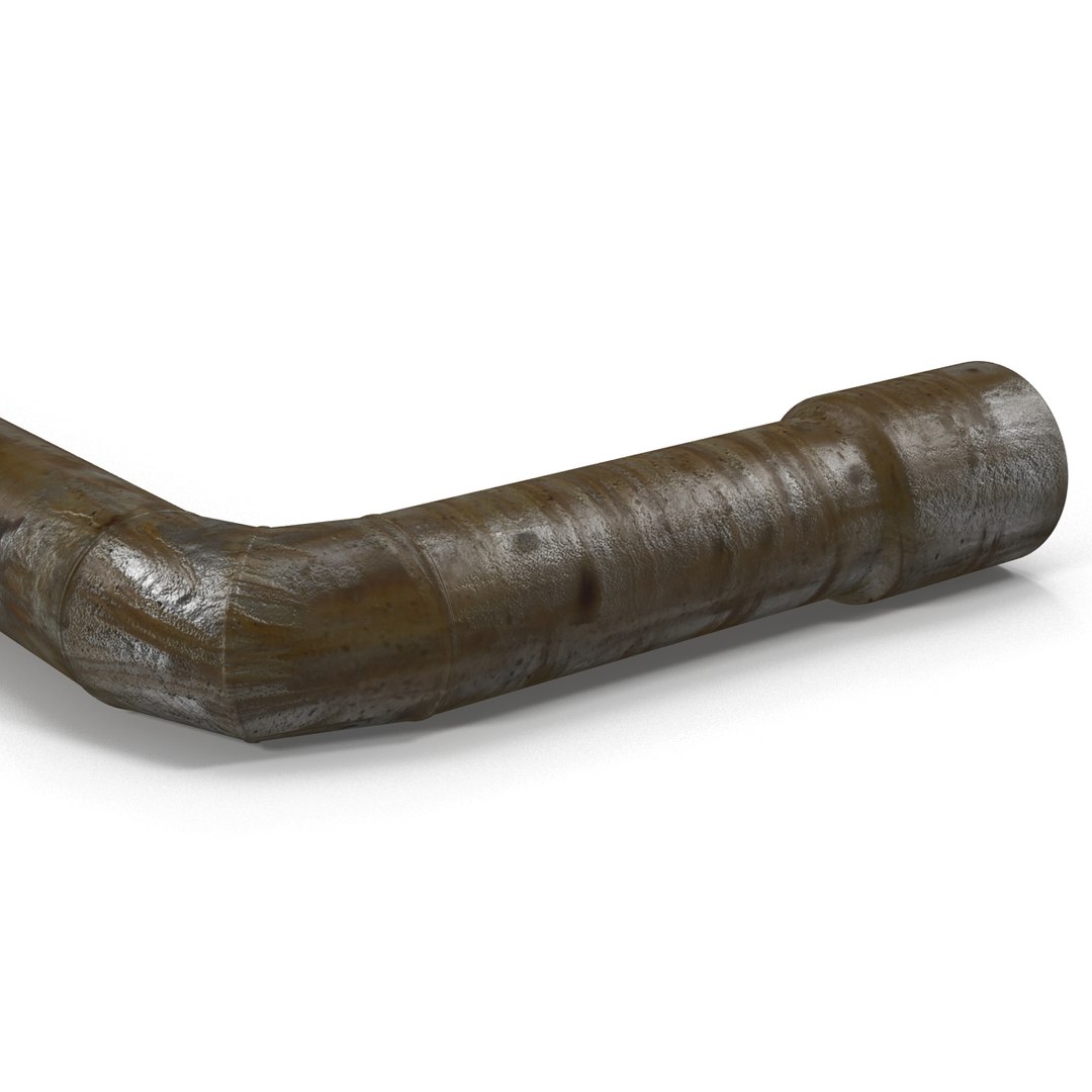 broken iron pipes set 3ds