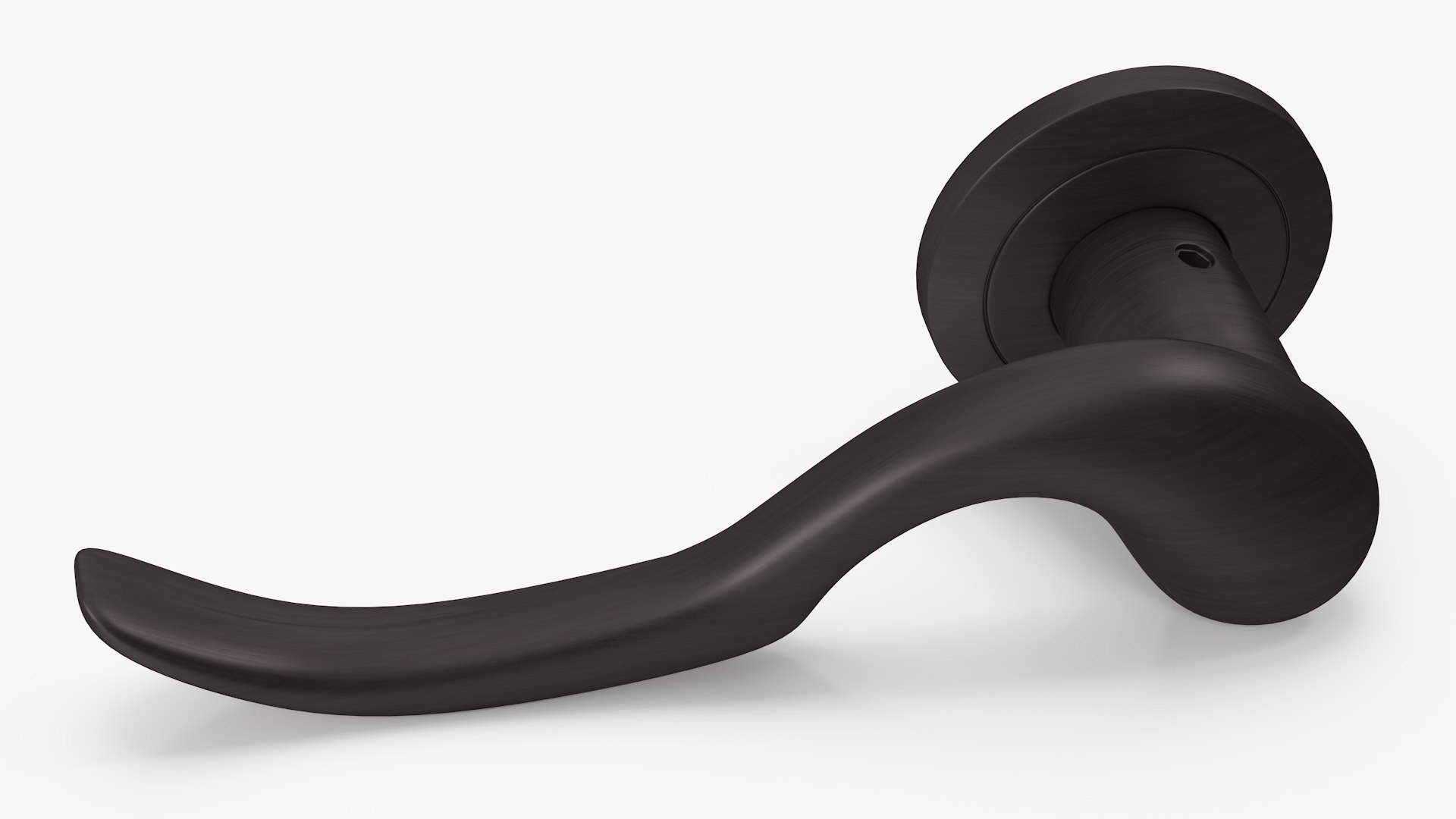 Dark Bronze Curly Door Handles 3D Model - TurboSquid 1995791