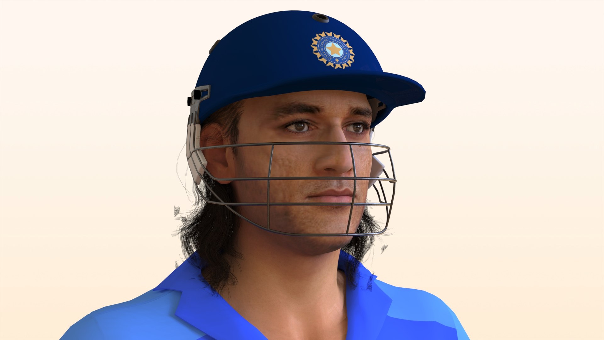 Cricket Batsman Dhoni 3D - TurboSquid 2240764