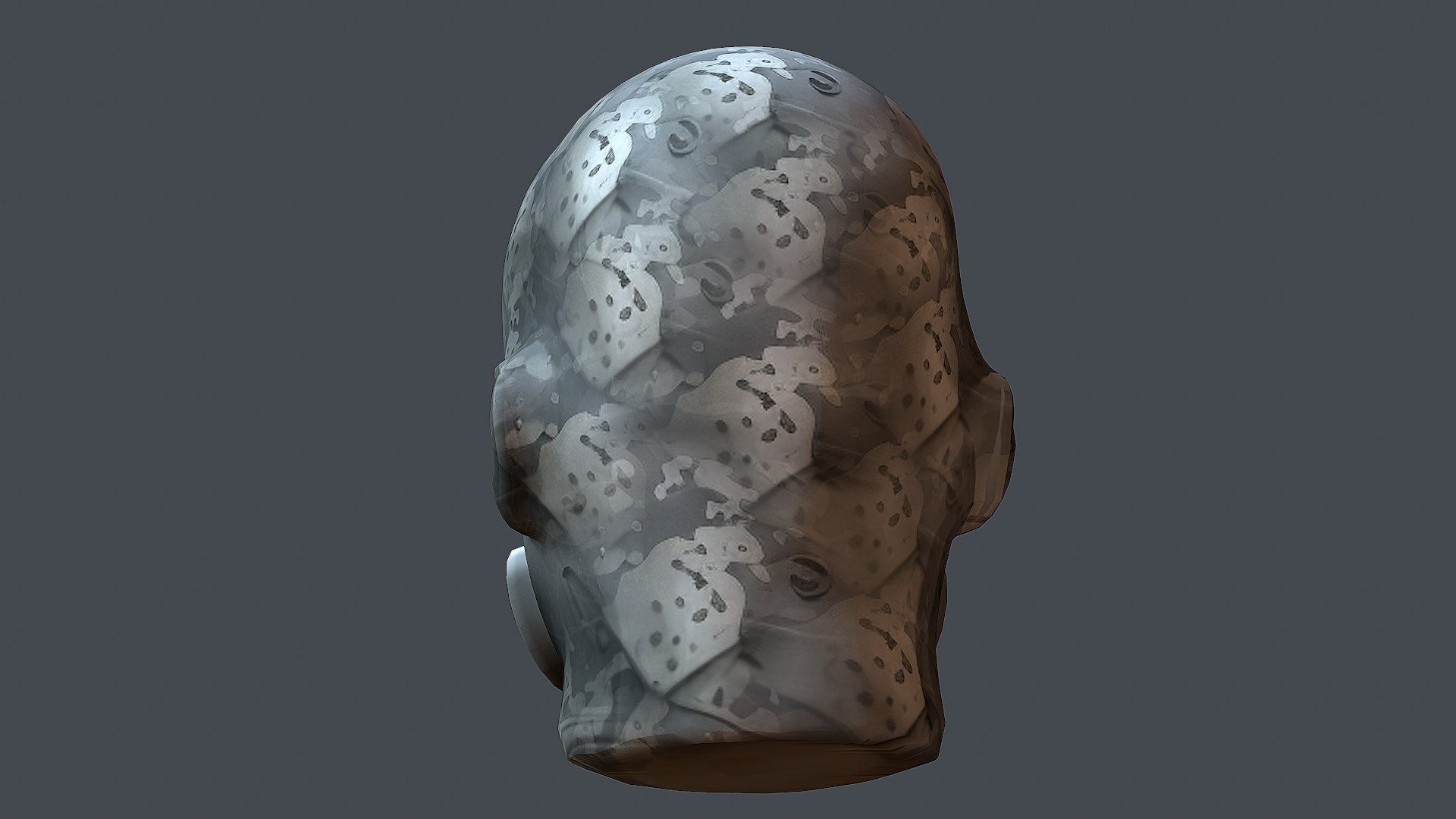 3D Gas mask protection futuristic isolated equipment 3D model model ...