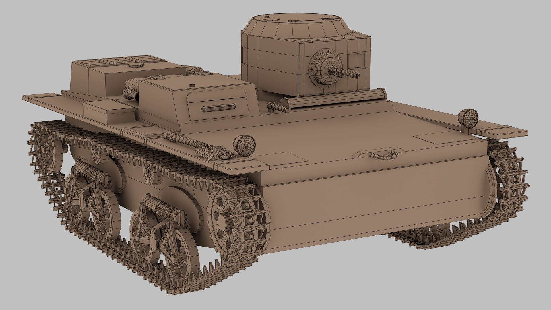 T38 Soviet Amphibious Tank Model - TurboSquid 2156520