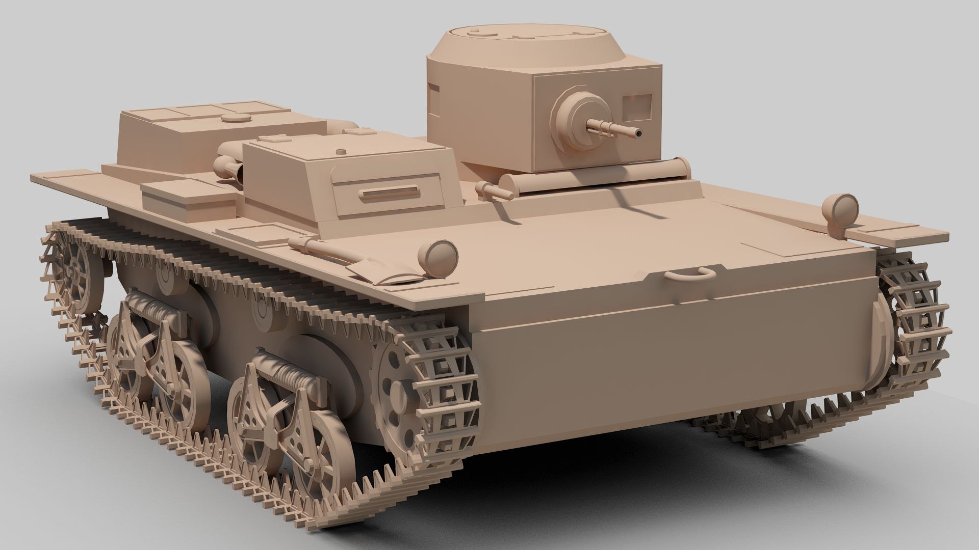 T38 Soviet Amphibious Tank Model - TurboSquid 2156520