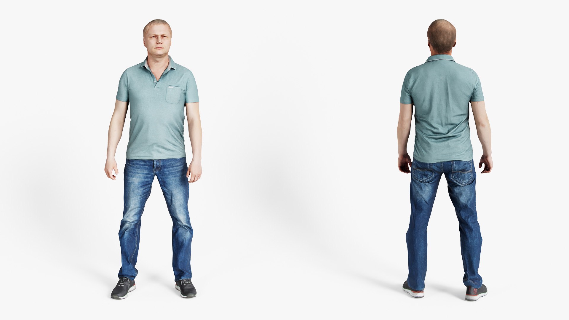 Man Standing KS00007 3D model - TurboSquid 1912358