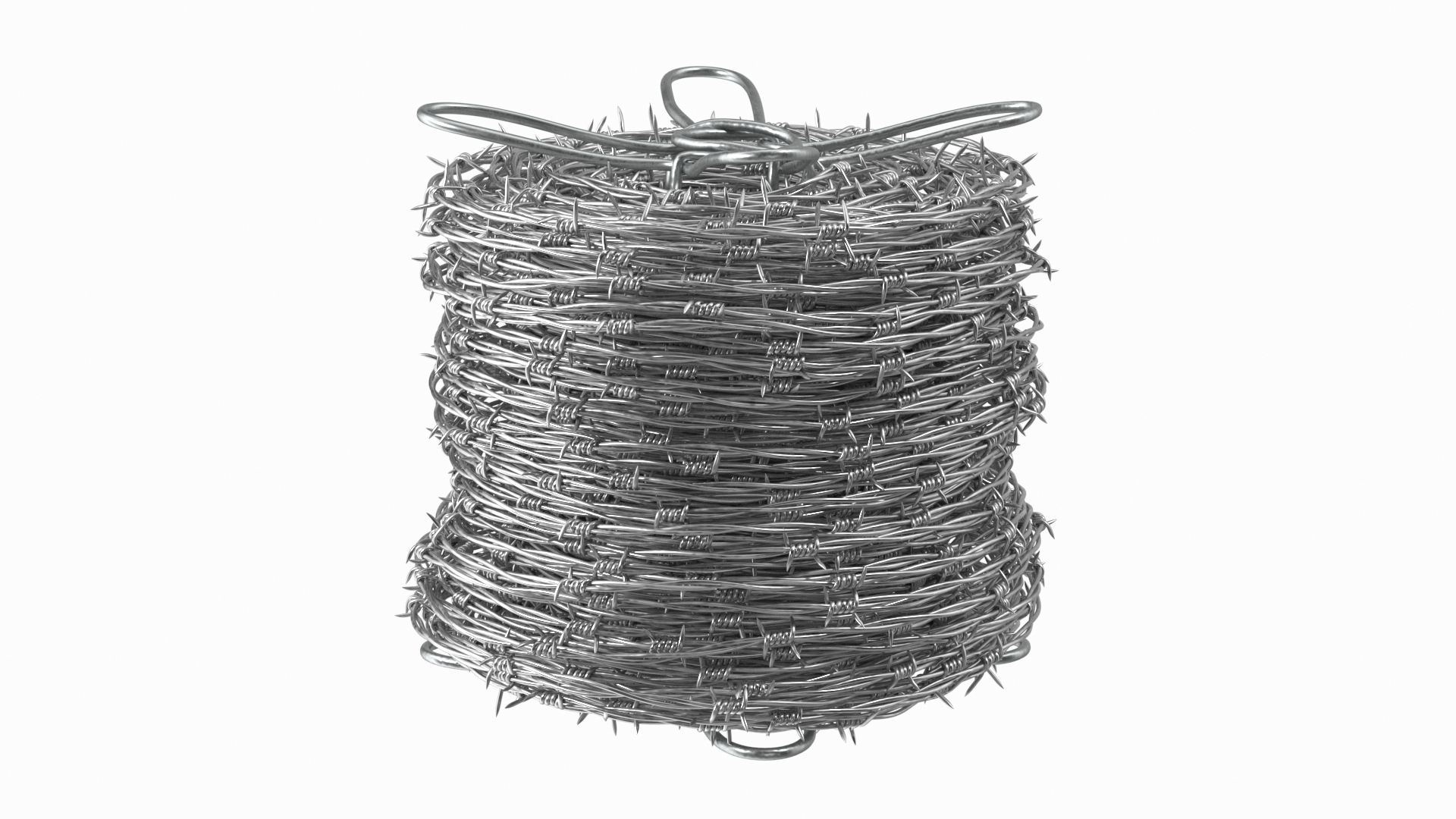 3D Barbed Wire Roll Model - TurboSquid 2194764