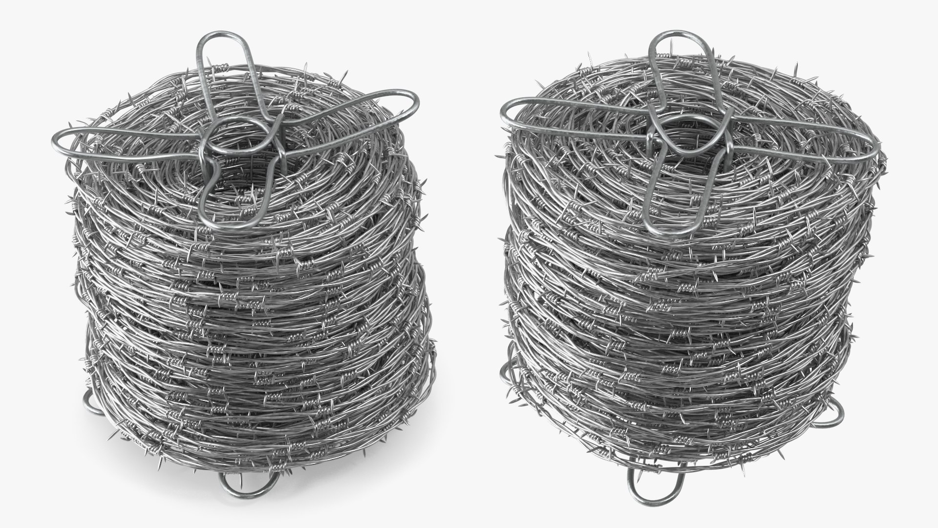 3D Barbed Wire Roll Model - TurboSquid 2194764