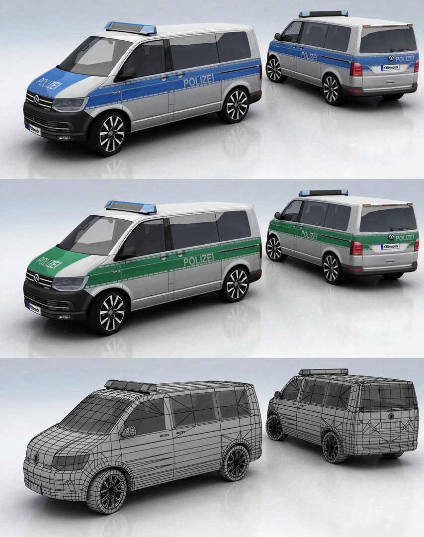 3d Model Of T6 Polizei