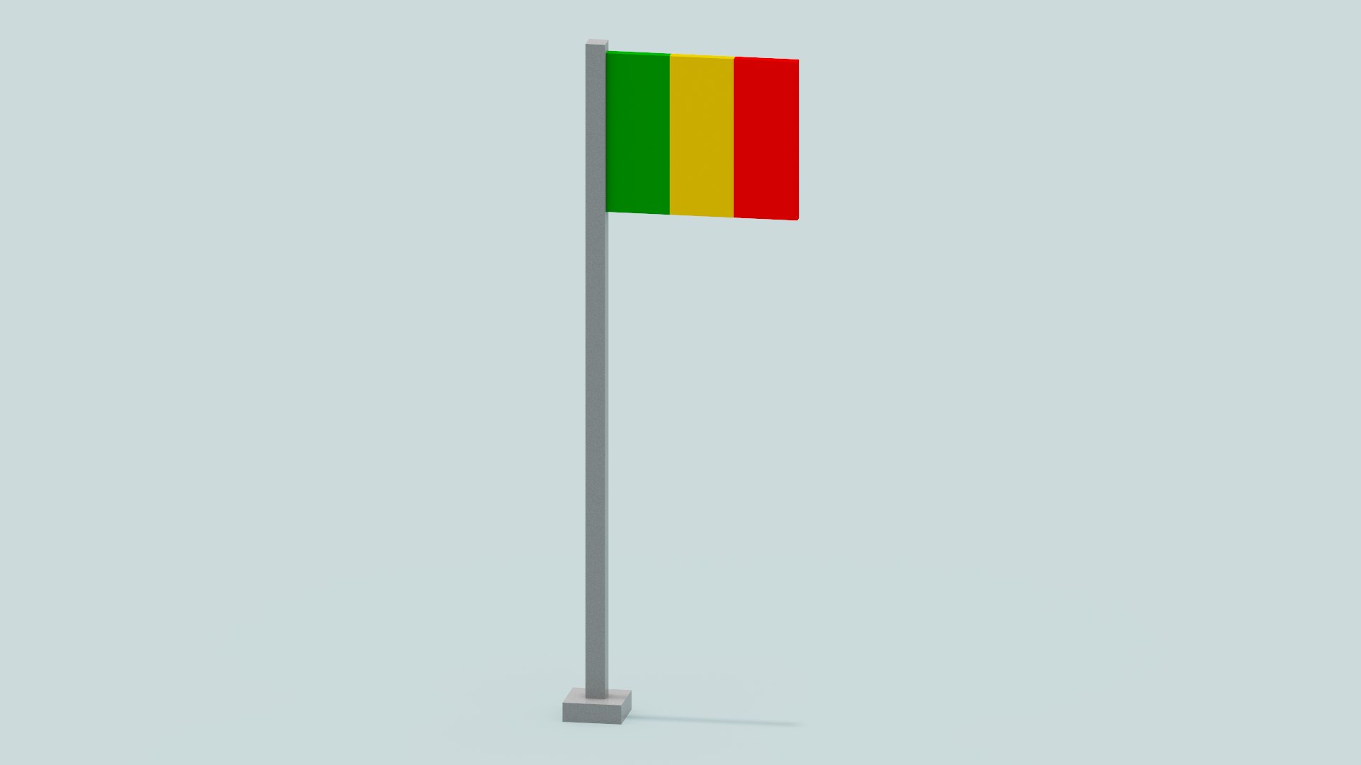 3D Mali Flag - TurboSquid 1876373