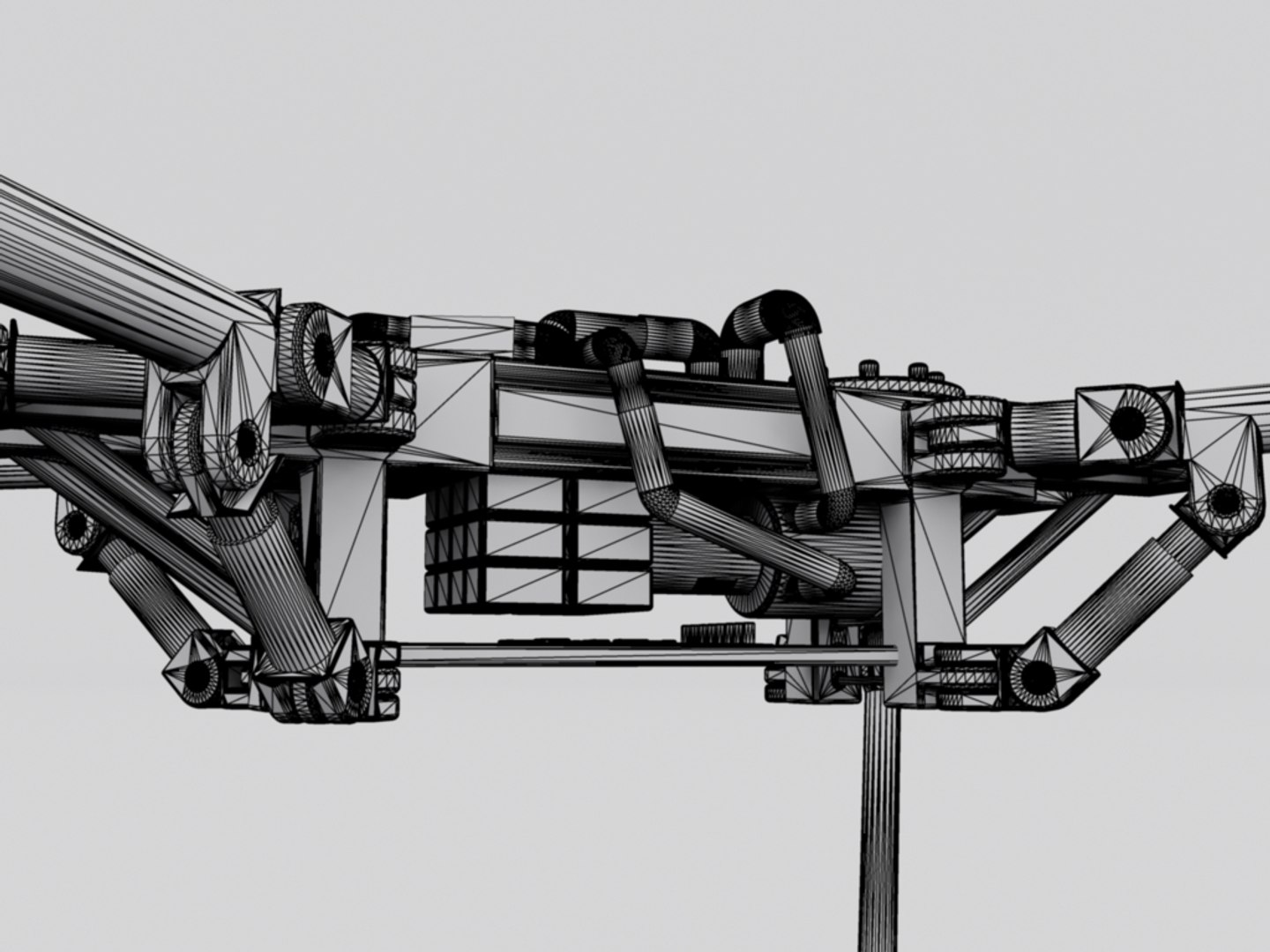 4 legged chassis robotic max