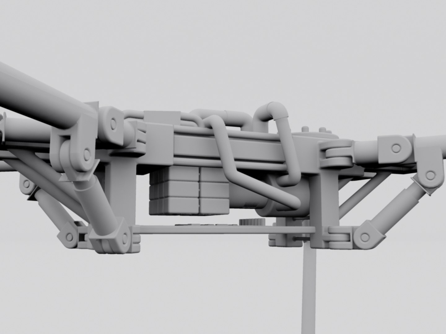 4 legged chassis robotic max