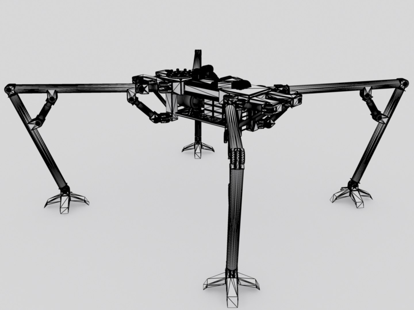 4 legged chassis robotic max