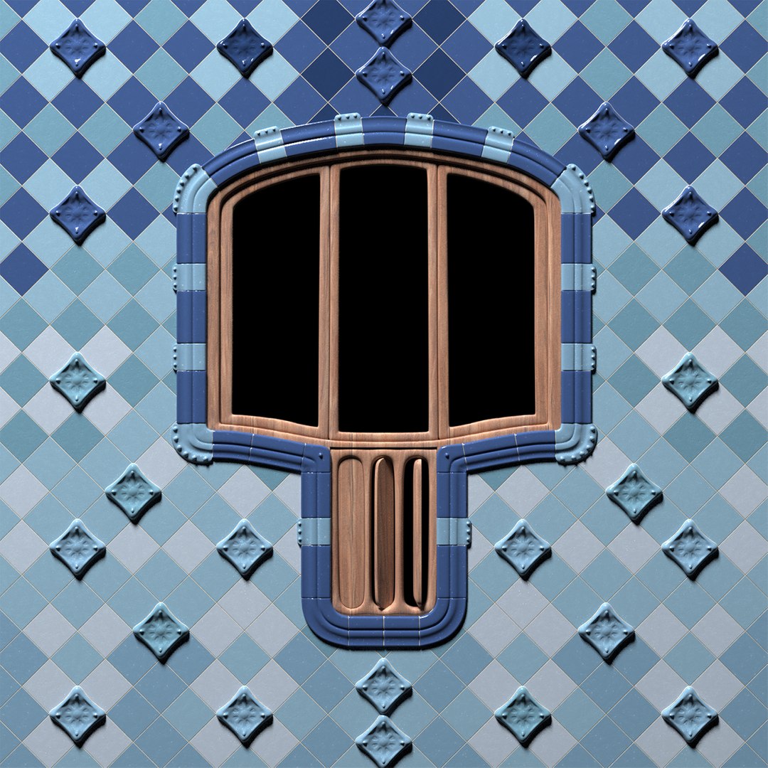 Edit Gaudi - Pieces Of Casa Batllo Model - TurboSquid 1898750