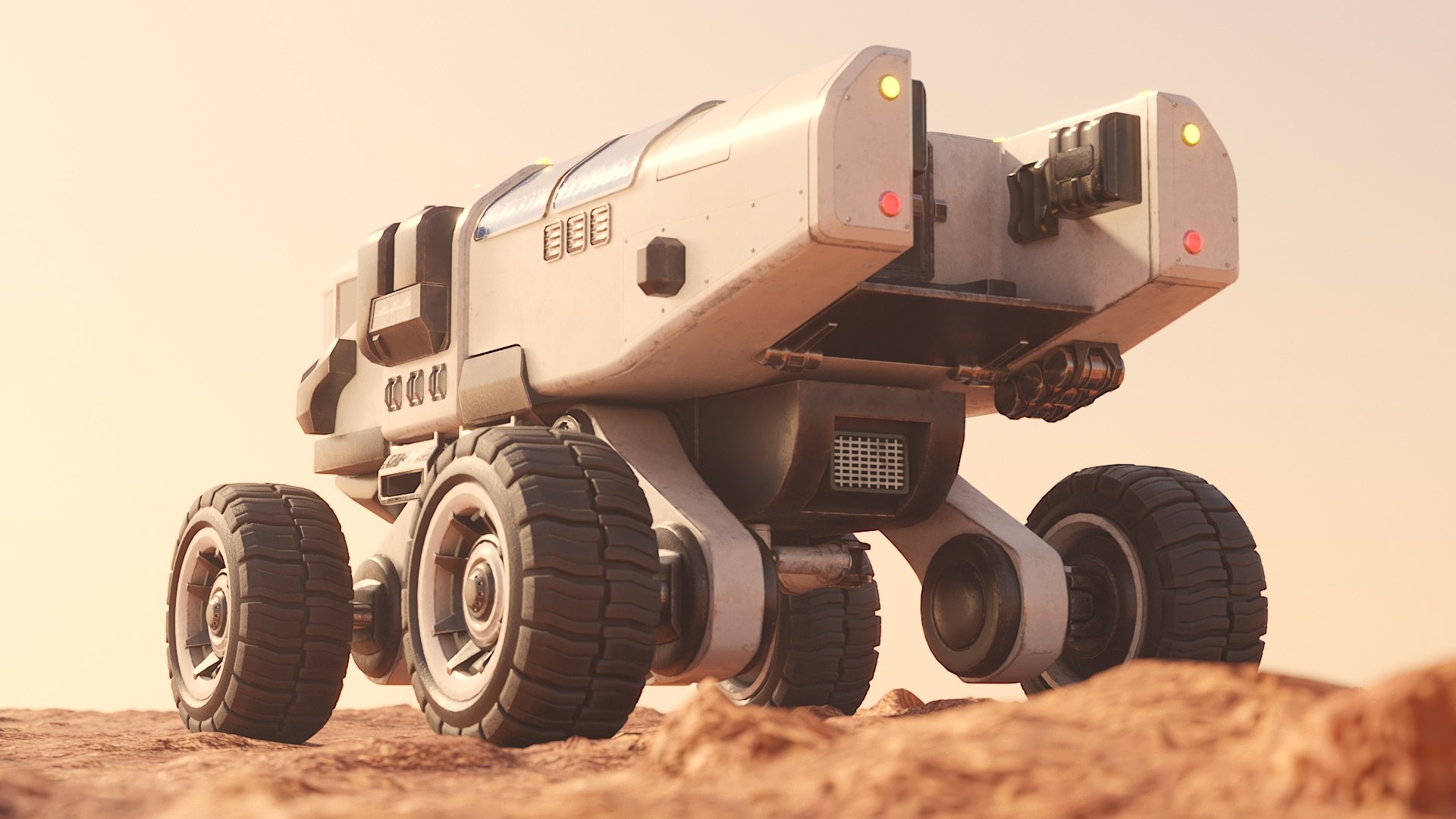 Mars Cargo Rover Concept 3D - TurboSquid 2156356
