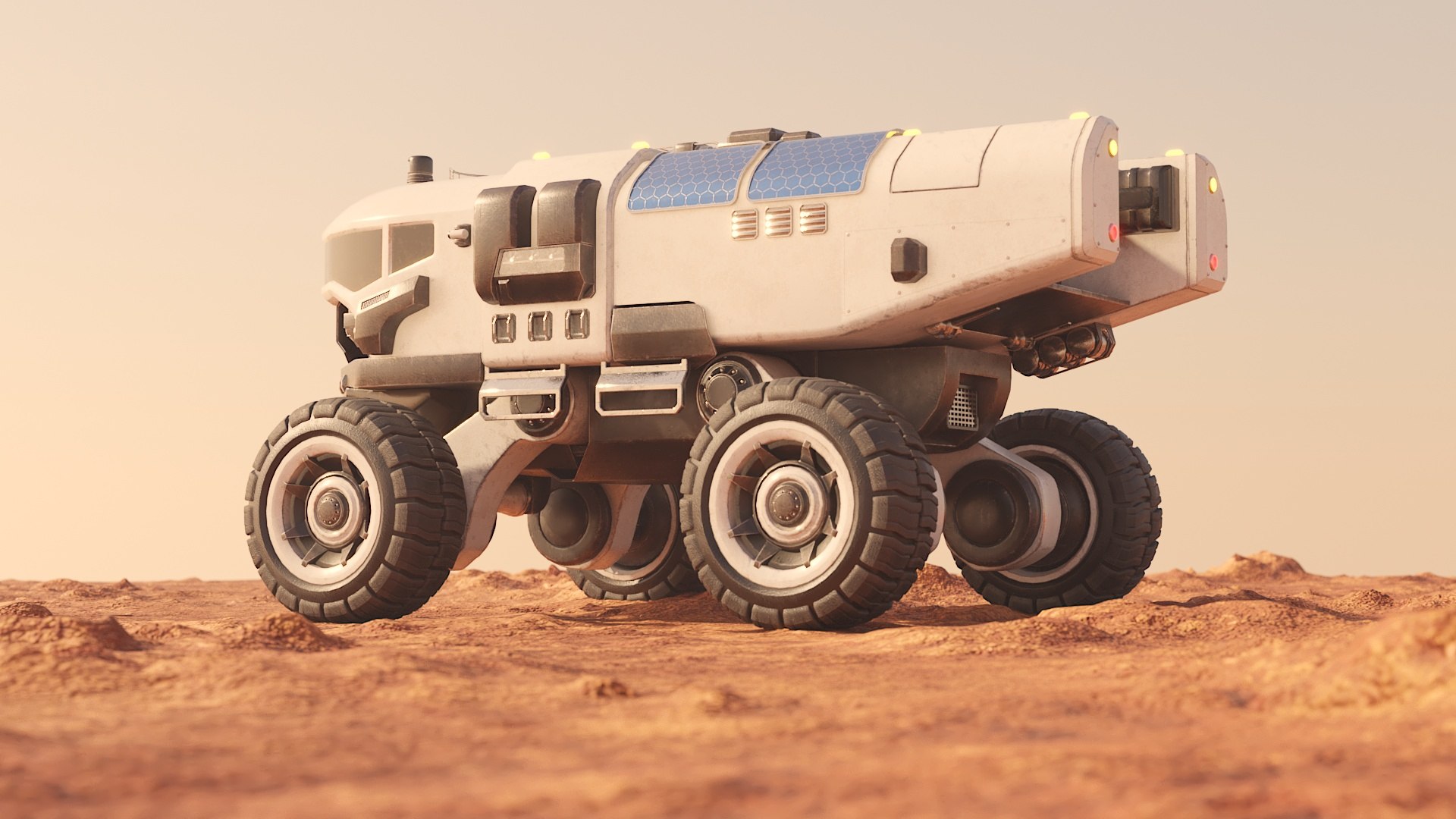 Mars Cargo Rover Concept 3D - TurboSquid 2156356