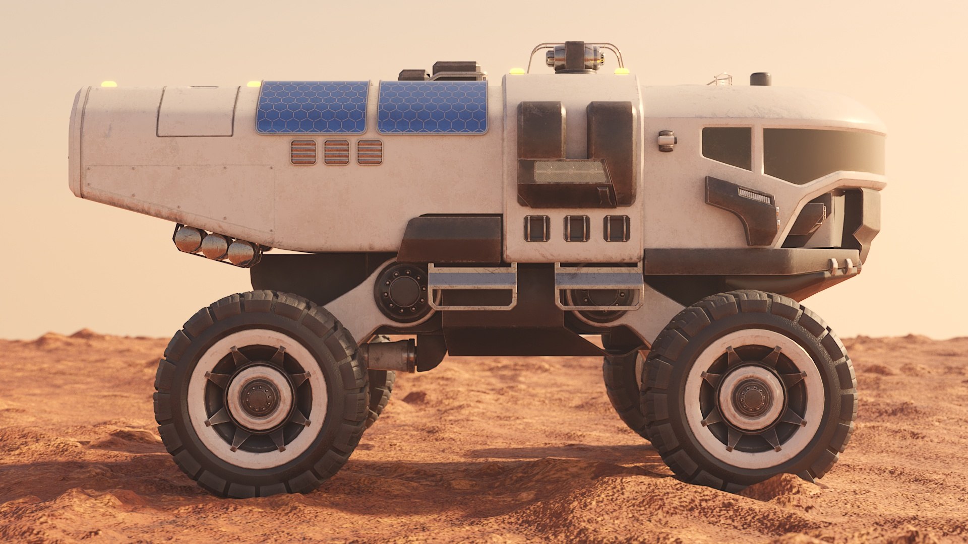 Mars Cargo Rover Concept 3D - TurboSquid 2156356
