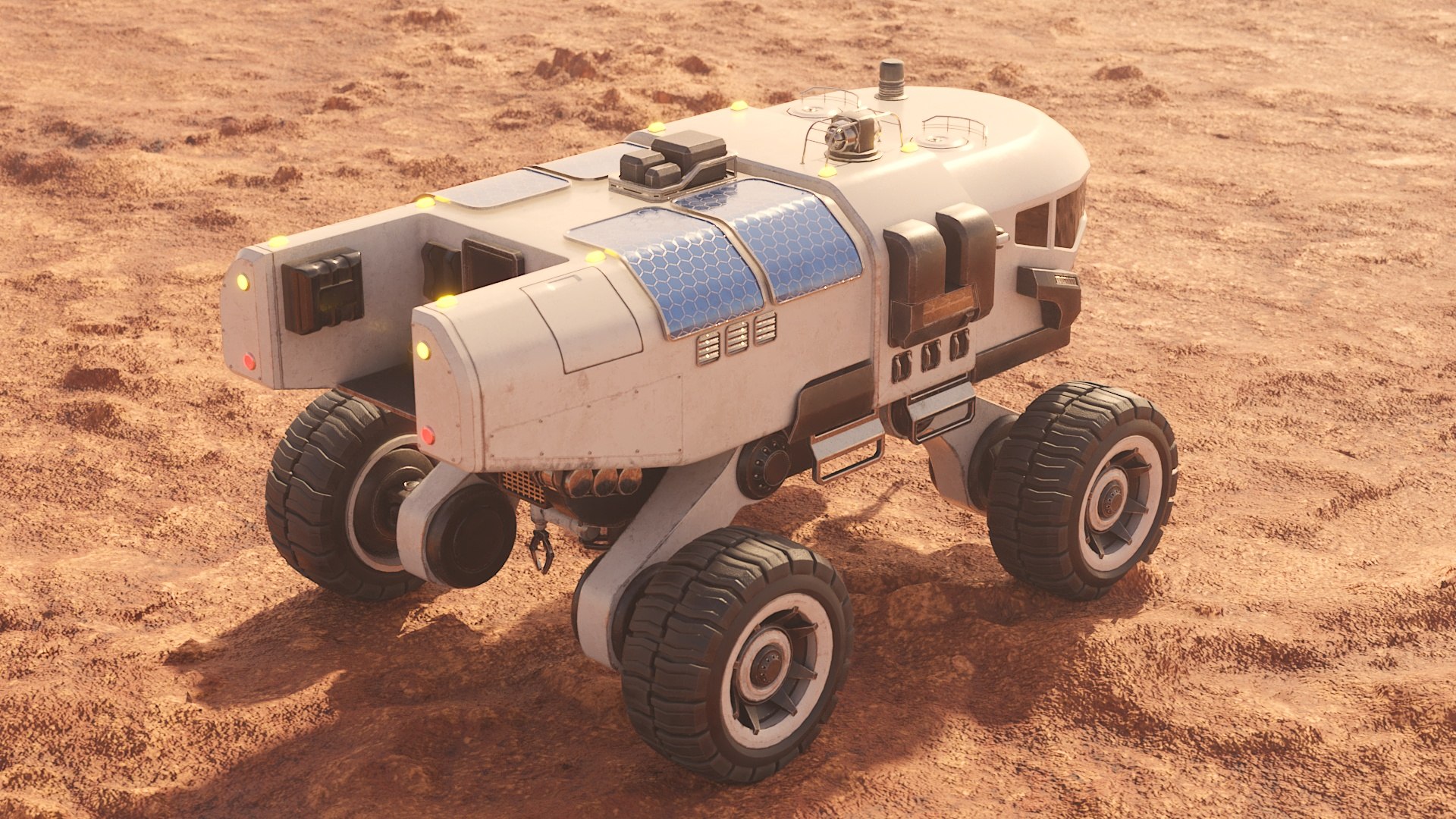 Mars Cargo Rover Concept 3D - TurboSquid 2156356
