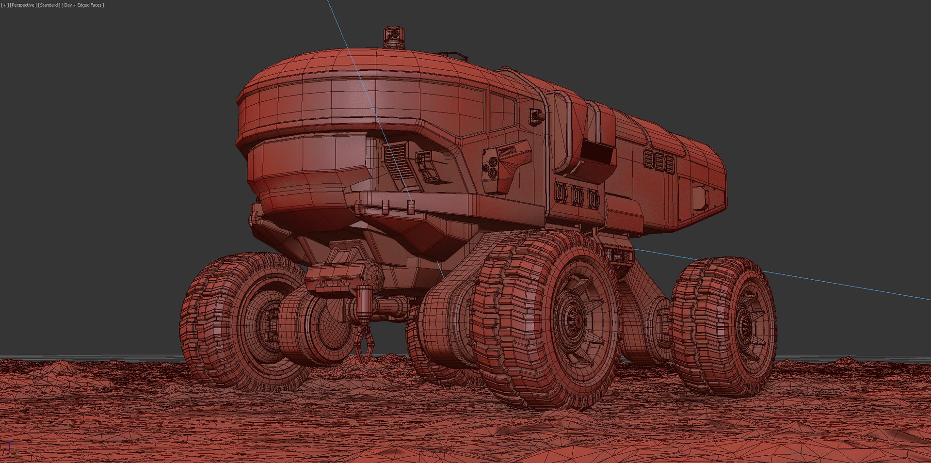 Mars Cargo Rover Concept 3D - TurboSquid 2156356
