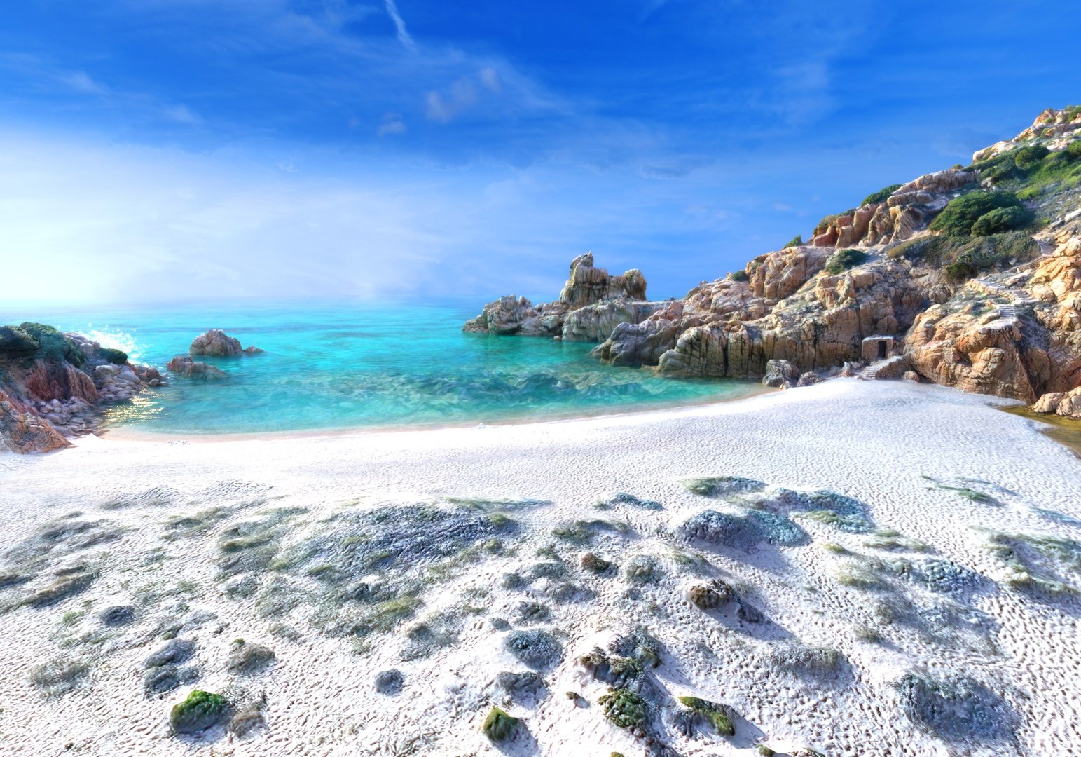 Paradise Beach Model - TurboSquid 1871054