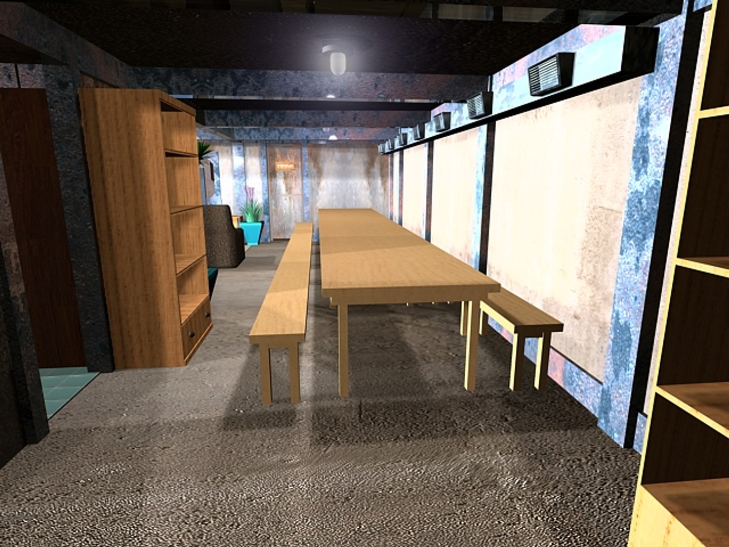 Vault Rooms 3d Model