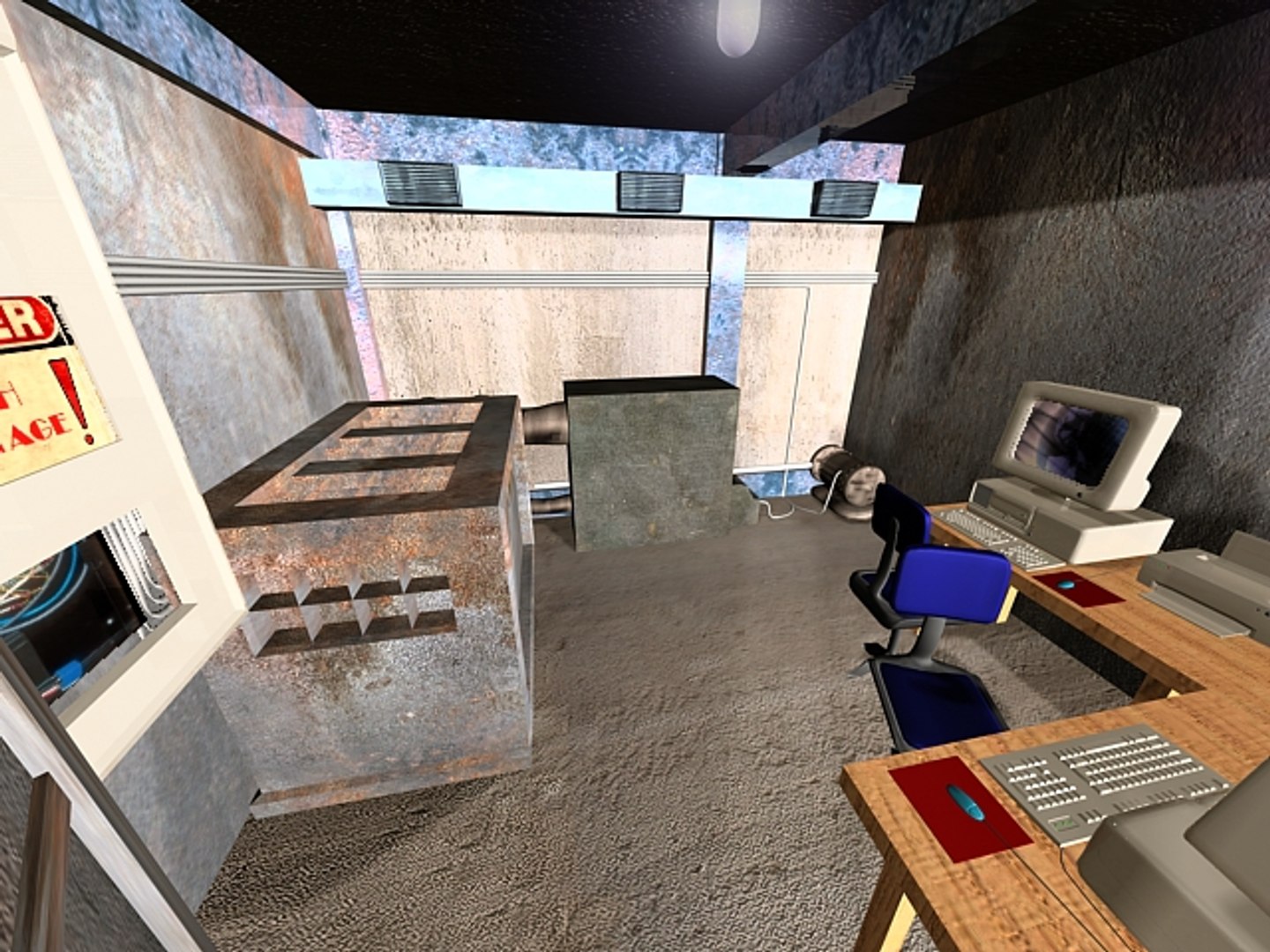 Vault Rooms 3d Model