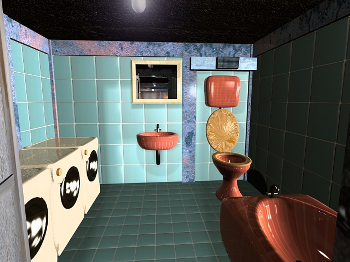 Vault Rooms 3d Model