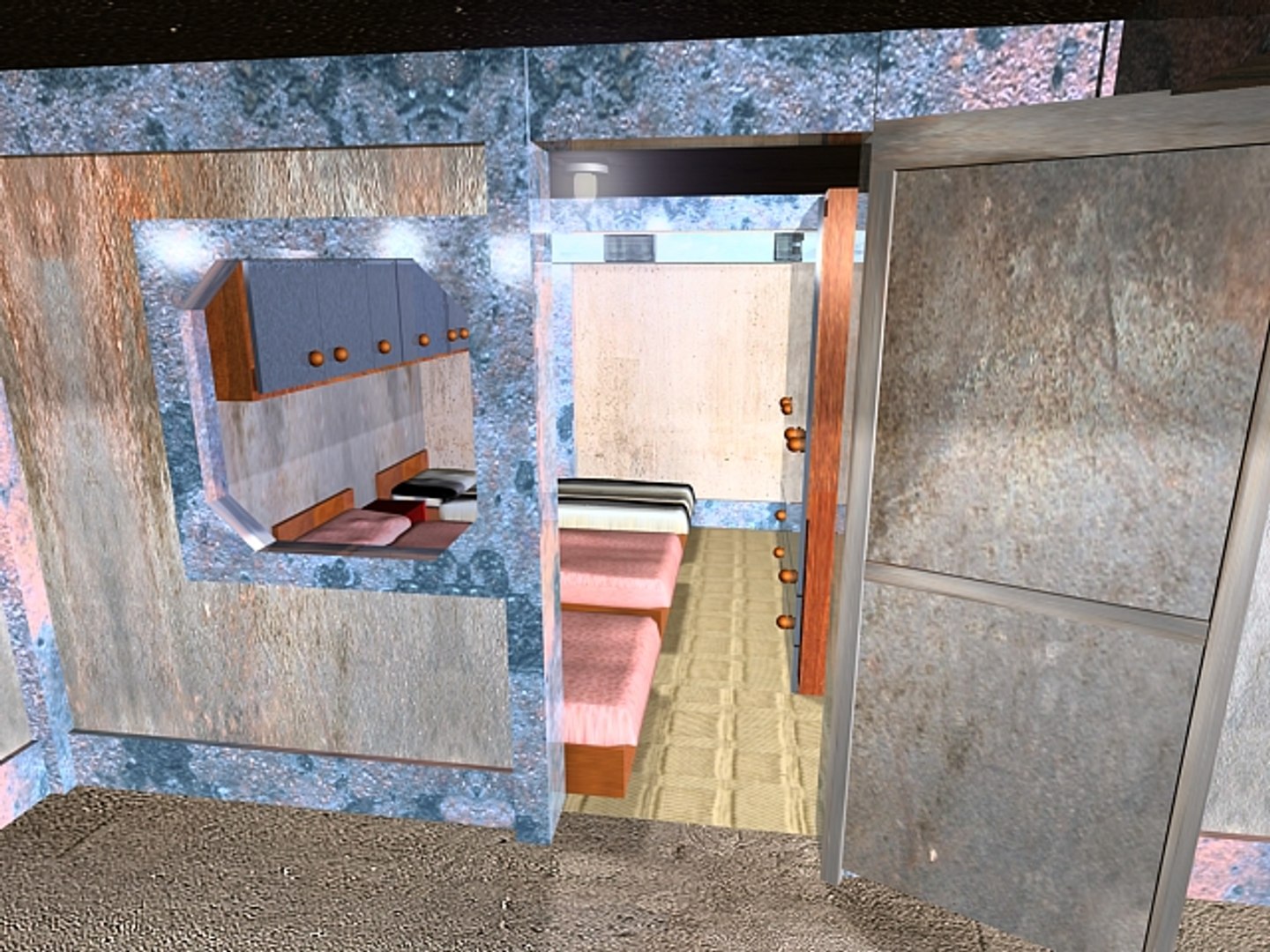 Vault Rooms 3d Model