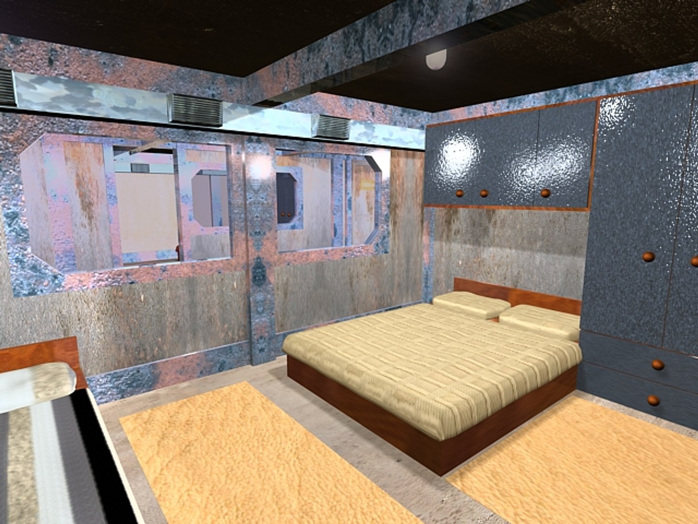 Vault Rooms 3d Model