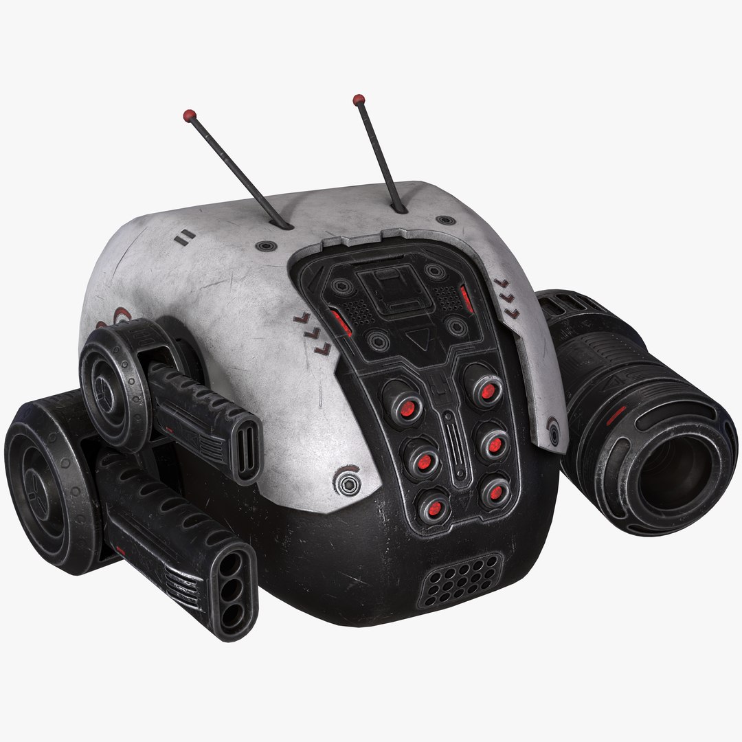 Sci-fi Battle Drone 3D model - TurboSquid 2035606
