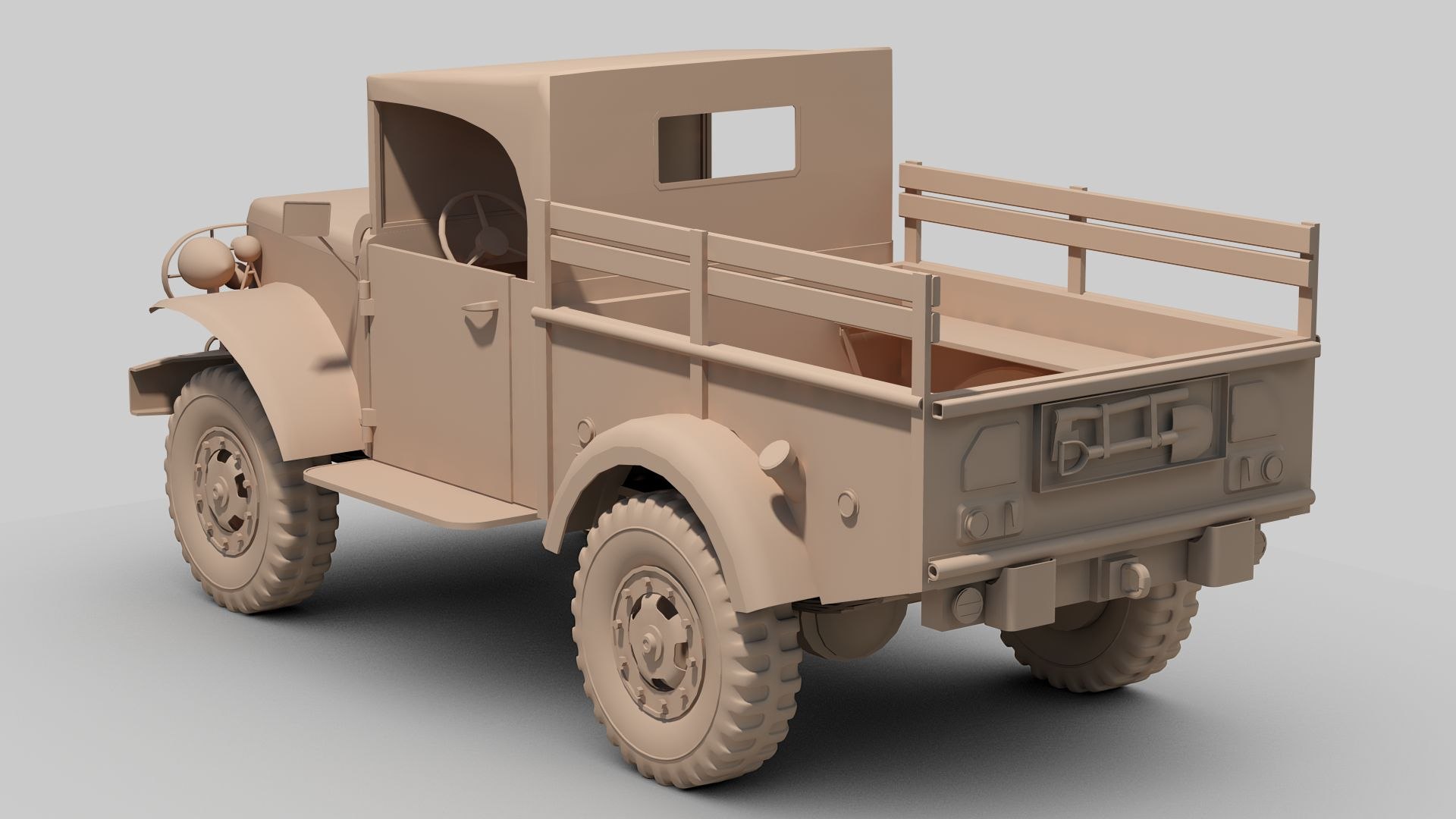 Dodge M37 3D Model - TurboSquid 1915060