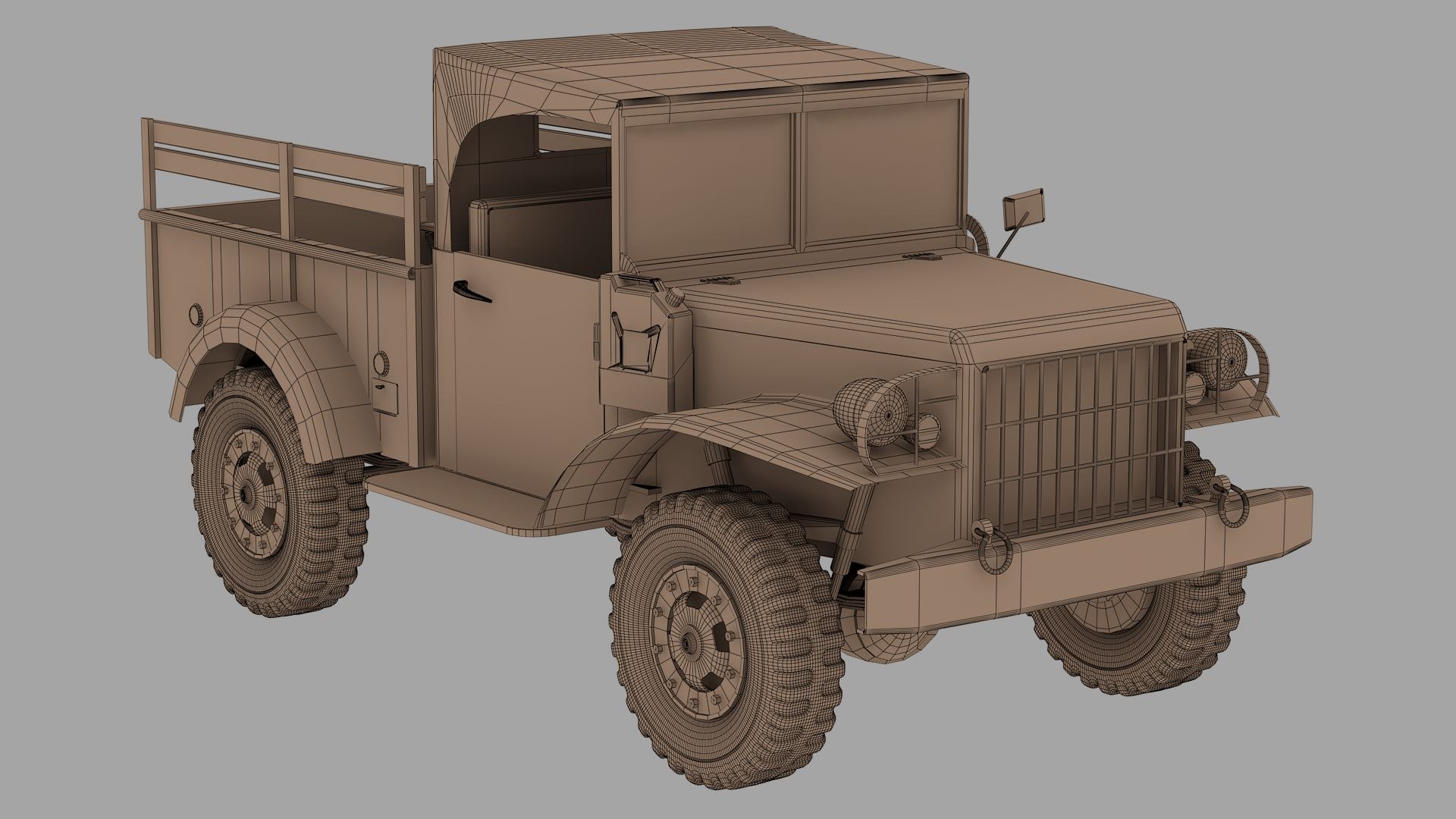Dodge M37 3D Model - TurboSquid 1915060