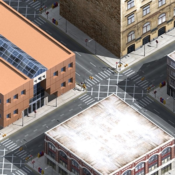 3d model cityscape