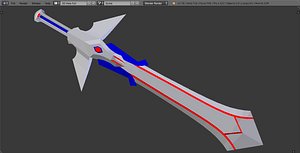 3D Blaster Dark Sword Model - TurboSquid 1223331