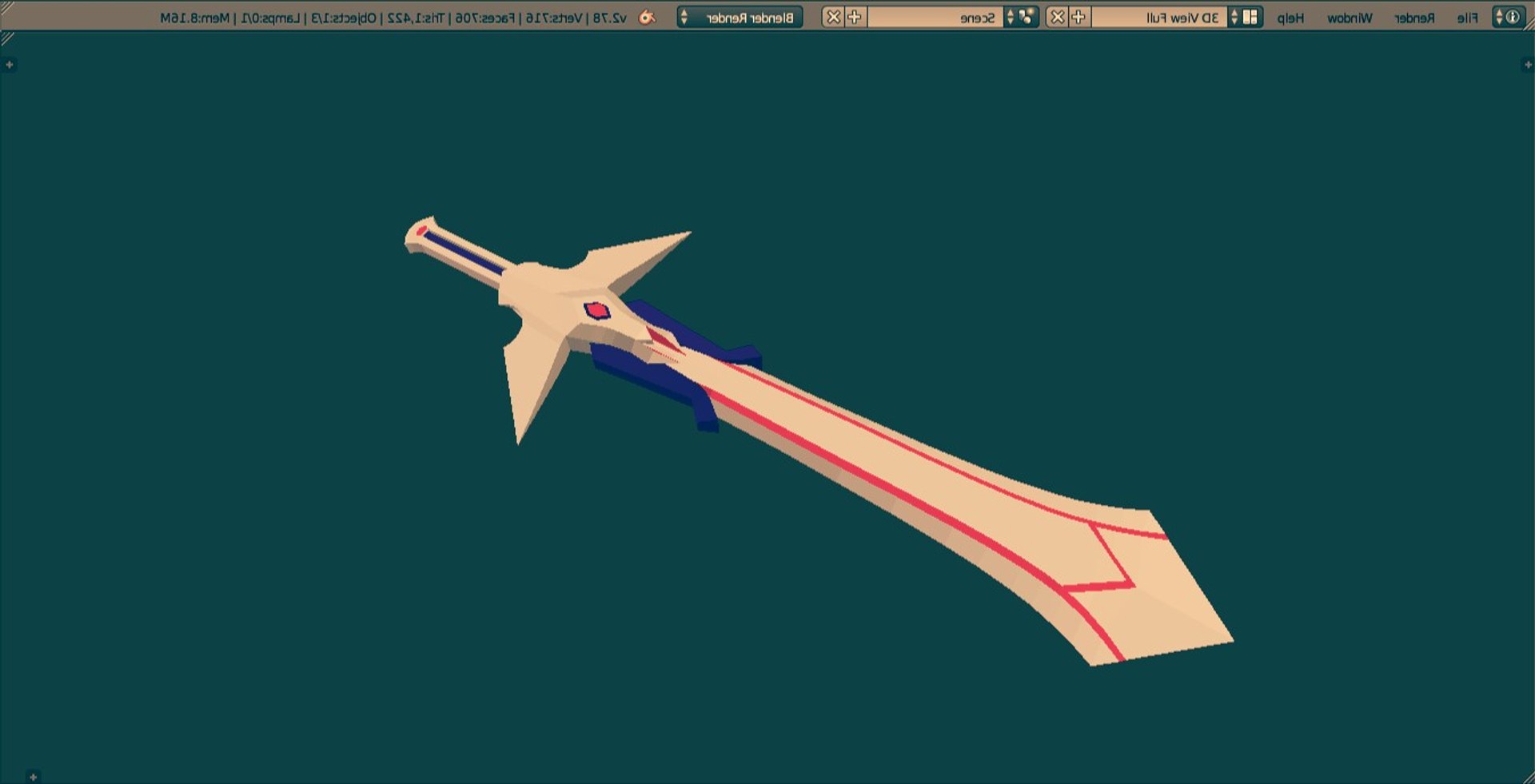 3D Swords Blaster Blade - TurboSquid 1223324