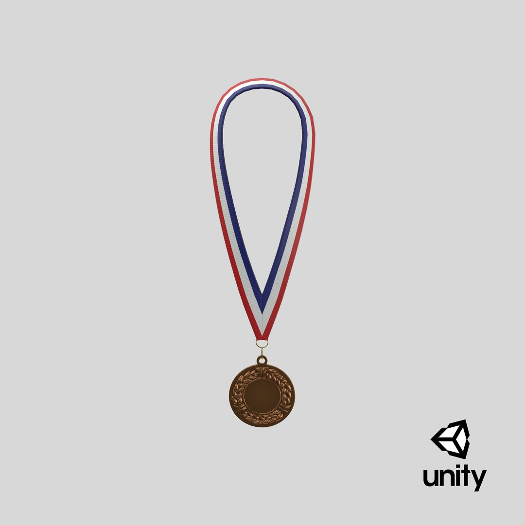 3D Olympic Style Medal 01 - TurboSquid 1383281