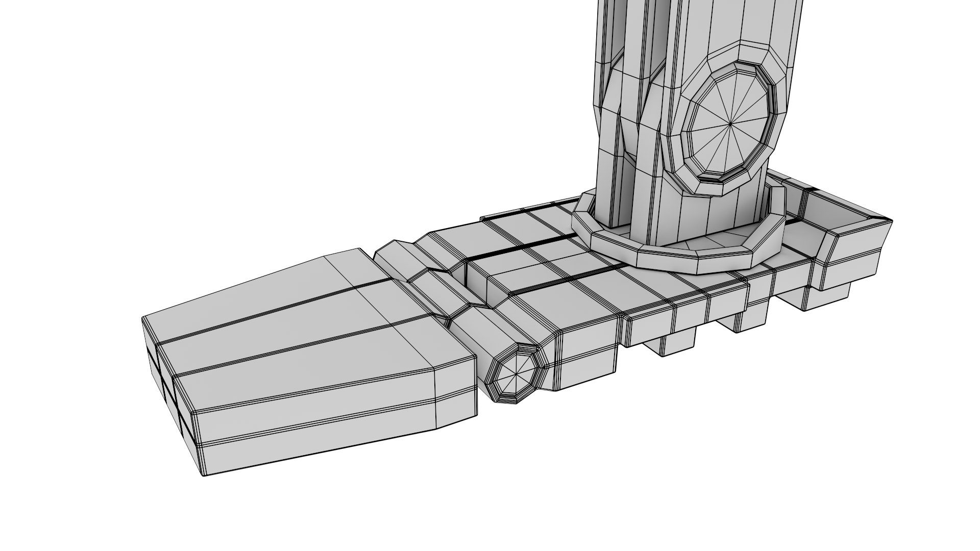 Abstract Robot With Glow Elements 3D Model - TurboSquid 2091741